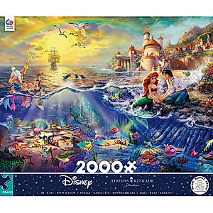 Ceaco - Thomas Kinkade - Disney Dreams Collection - The Little Mermaid - 2000 Piece Jigsaw Puzzle