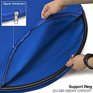 Sorbus Kids Nest Swing Chair Nook – Hanging Seat Hammock for Indoor Outdoor Use – Great for Children, (33 Inch, Nest Blue)