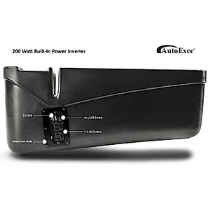 AutoExec AUE10760 GripMaster Car Desk Realtree Edge Camouflage with Built-in 200 Watt Power Inverter and Printer Stand