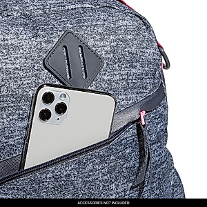 adidas Squad Backpack, Black/Halo Mint Green/Silver Metallic, One Size