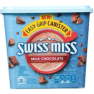 Swiss Miss Milk Chocolate Flavored Hot Cocoa Mix, 22.23 OZ Canister