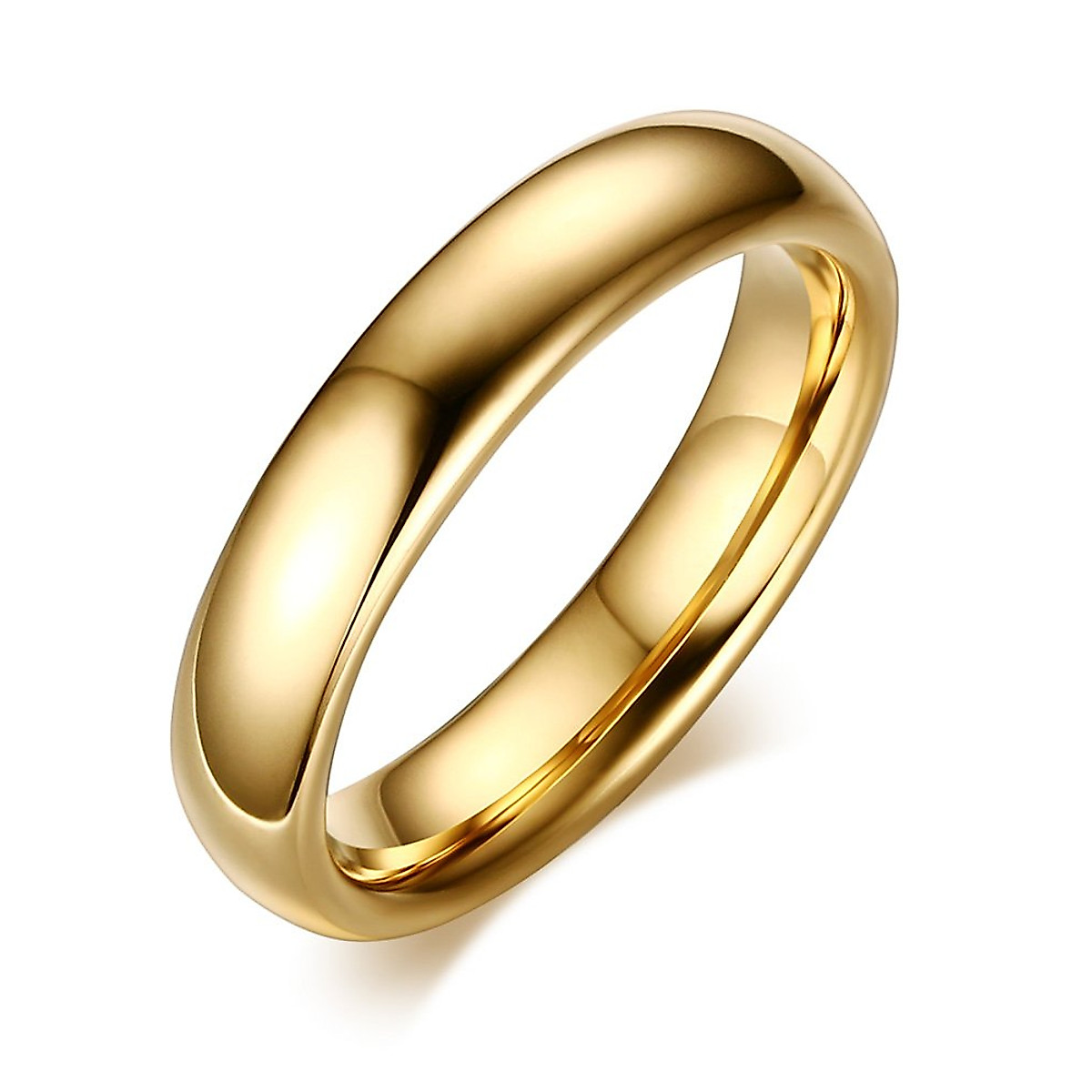 MZZJ Custom Inside Her Weirdo & His Crazy Couple Ring Set 6MM Polish Finish Tungsten Carbide Domed Comfort Fit Rings Engagement Ring Wedding Band