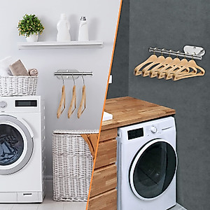 Adjustable Paper Towel Holder,Under Cabinet Paper Towel Rack for Kitchen,Toilet Paper Holder,Wall Mount,Towel Rack, Stainless Steel Multipurpose Self Adhesive or Screw Drilling