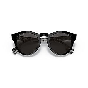 BURBERRY Sunglasses BE 4359 399687 Reid Black Dark Grey