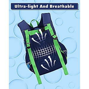 Tanou Toddler Backpack for Boys, 11 Inch Ultra-light Kids Small Backpacks, 2023 Cute Toddler Bag for Preschool Day Care, Dinosaur