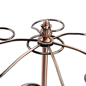 MJWDP Metal Wine Glass Holder Hanging Drinking Glasses Storage Creative Goblet Holder for Bar Home Kitchen Decoration