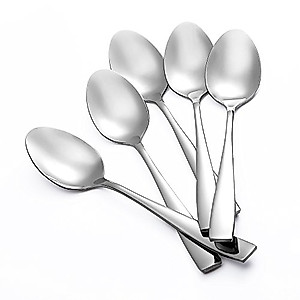 Eslite 12-Piece Large Stainless Steel Dinner Spoons,8 Inches