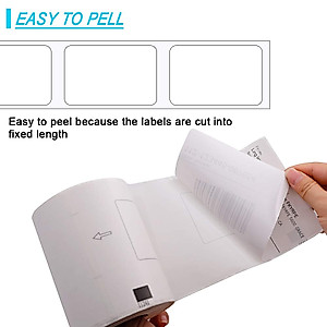 Label KINGDOM Replace for DK-1241 Die-Cut 4" x 6" Large Shipping Paper Label (102 mm x 151 mm) 200/ Roll DK Adress Labels for Brother QL-1100 (6 Roll + 1 Detachable Frame)