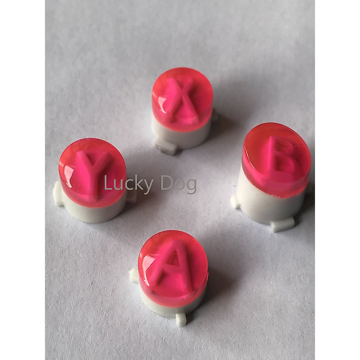 Pink Bullet Buttons ABXY Mod Kit Joystick for Xbox One Xbox One Slim Elite Controller
