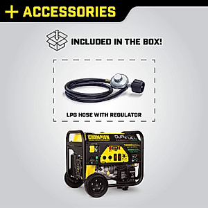 Champion 8000-Watt Dual Fuel Portable Generator with Electric Start