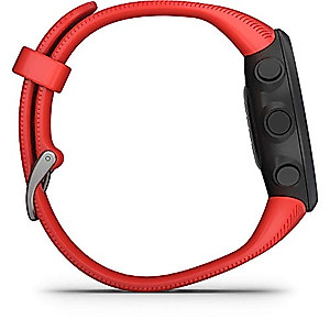 Garmin 010-N2156-06 Forerunner 45 GPS Heart Rate Monitor Running Smartwatch (Lava Red) - (Renewed)