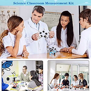 LFGKeng Chemistry Molecular Model Kit, 974 PCS Molecular Structure Model with Atoms, Charge-Cloud, Organic/Inorganic Chemistry Teaching Kit, Science Kit for Space Imagination/Interest Cultivation