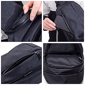 Alpine Swiss Sling Bag Crossbody Backpack Chest Pack Casual Day Bag Shoulder Bag Black