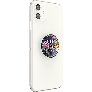 PopSockets Translucent Phone Grip with Expanding Kickstand, PopSockets for Phone, DC Comics - Distressed Batman