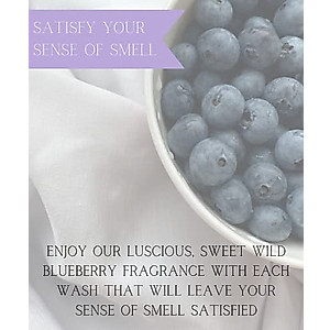 Baylis & Harding Hand Wash, Wild Blueberry Scent, Luxury Hand Wash, Cruelty Free, Paraben Free, Vegan, Made in the UK, 3 Pack