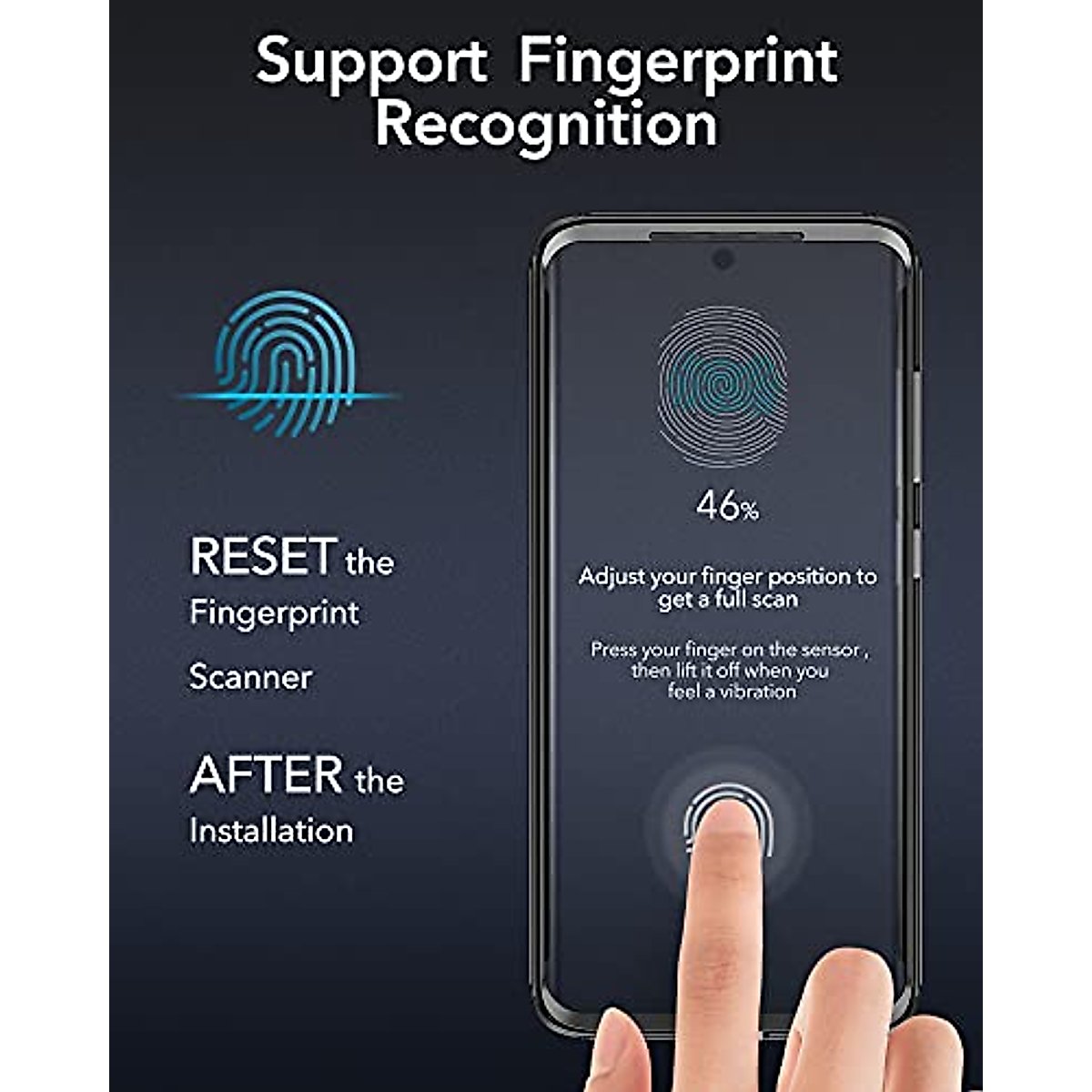 YOUMAKER Designed for Samsung Galaxy S20 5G Case with Built-in Screen Protector and Kickstand Shockproof Case Work with Fingerprint ID Military Grade Drop Tested Cover for S20 6.2 inch-Black