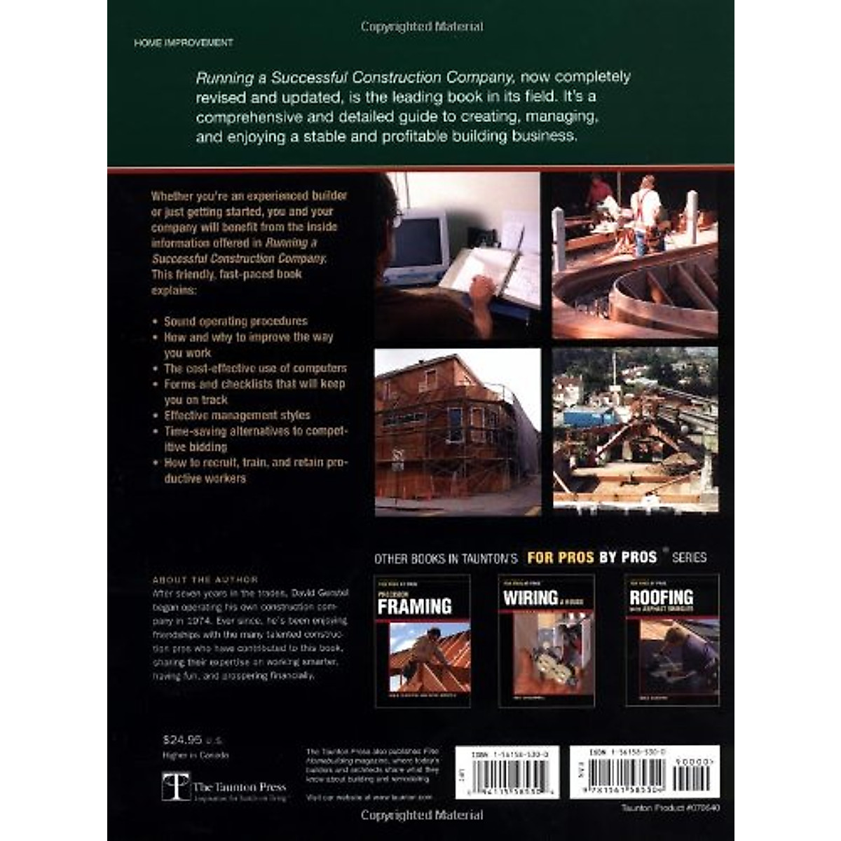 Running a Successful Construction Company (For Pros, by Pros)