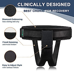 JOMECA Pelvic Support Belt for Prolapse, Pro Band Brace for Vulvar Varicosities, SPD Treatment, LCS, Groin, Pelvic Floor, Organ Prolapse Support Relieve Tilted or Twisted Pelvis Girdle Pain (Medium)