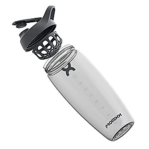 Promixx PURSUIT Protein Shaker Bottle – Premium Sports Blender Bottles for Protein Mixes and Supplement Shakes – Easy Clean, Durable Protein Shaker Cup