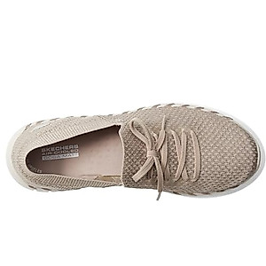 Skechers Women's GO Walk Smart 2-Lunar Horizon Sneaker, Taupe, 9.5