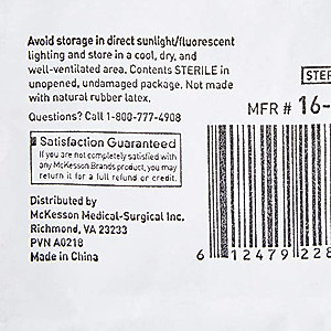 McKesson Sterile 6-Ply Fluff-Dried Cotton Gauze Bandage Roll, 4.5 inches x 3.1 Yards