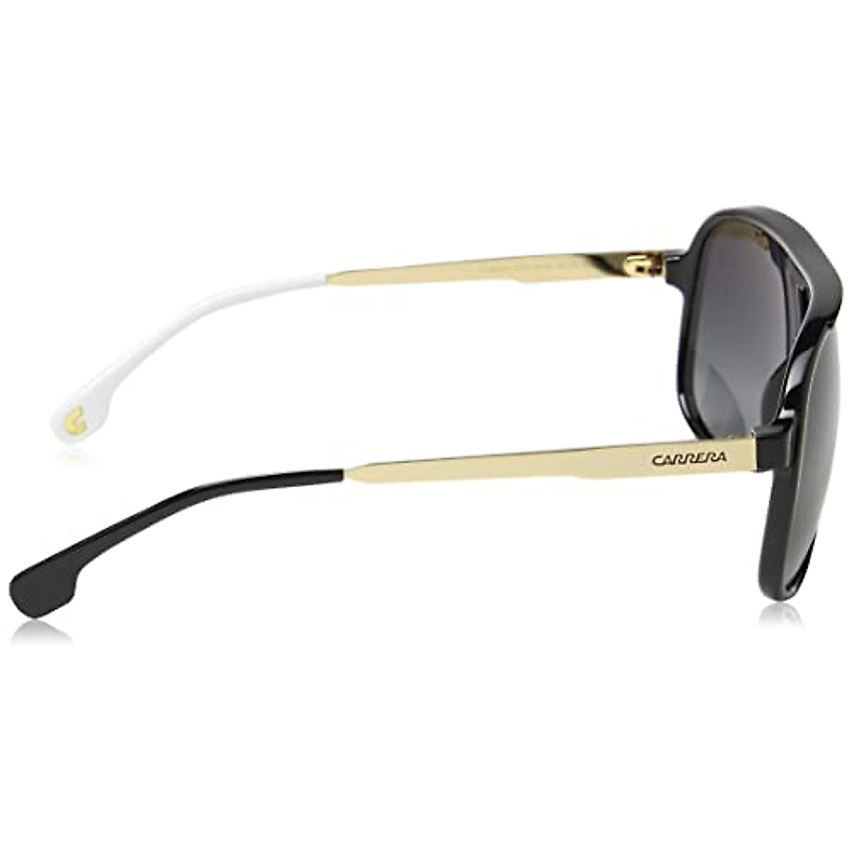 Carrera Modern Rectangular Sunglasses, Black (Black), 62