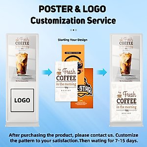 YCKJNB 55 inch Indoor Digital Signage 4K Touchscreen IPS Floor Standing Digital Kiosks Interactive Displays with WiFi HDMI/USB Input Auto AD Player, Android OS White