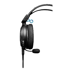 Audio-Technica ATH-GDL3BK Open-Back Gaming Headset, Black