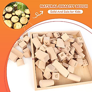 Arthopt Wooden Stacking Rocks (82PCS)