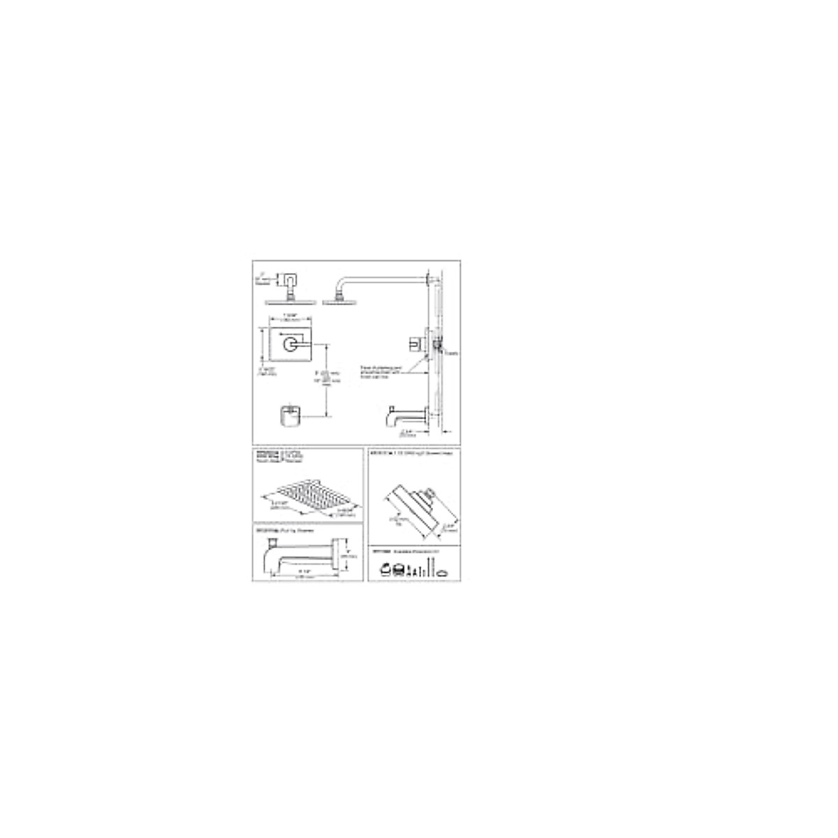 Delta Faucet Vero 14 Series Single-Function Shower Trim Kit with Single-Spray Touch-Clean Rain Shower Head, Champagne Bronze, 2.0 GPM Water Flow, T14253-CZ-WE (Valve Not Included)