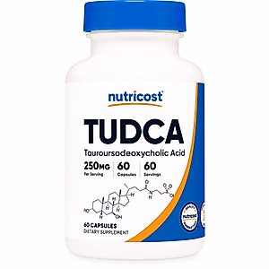 Nutricost Tudca 250mg, 60 Capsules (Tauroursodeoxycholic Acid) - Premium Quality