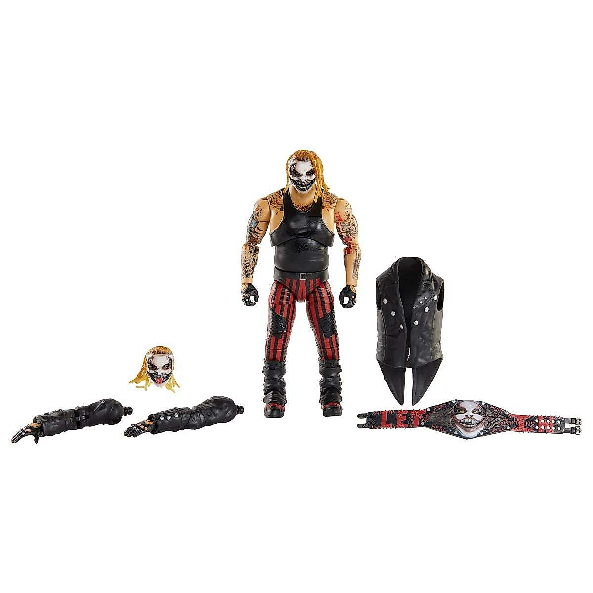 WWE Ultimate Edition Wave 7 The Fiend Bray Wyatt Action Figure 6 in with Interchangeable Entrance JacketLanternExtra Head and Swappable Hands for Ages 8 Years Old and Up