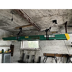 StoreYourBoard Ladder Ceiling Storage Hoist, Hi Lift Home and Garage Organizer Pulley Rack, Pro