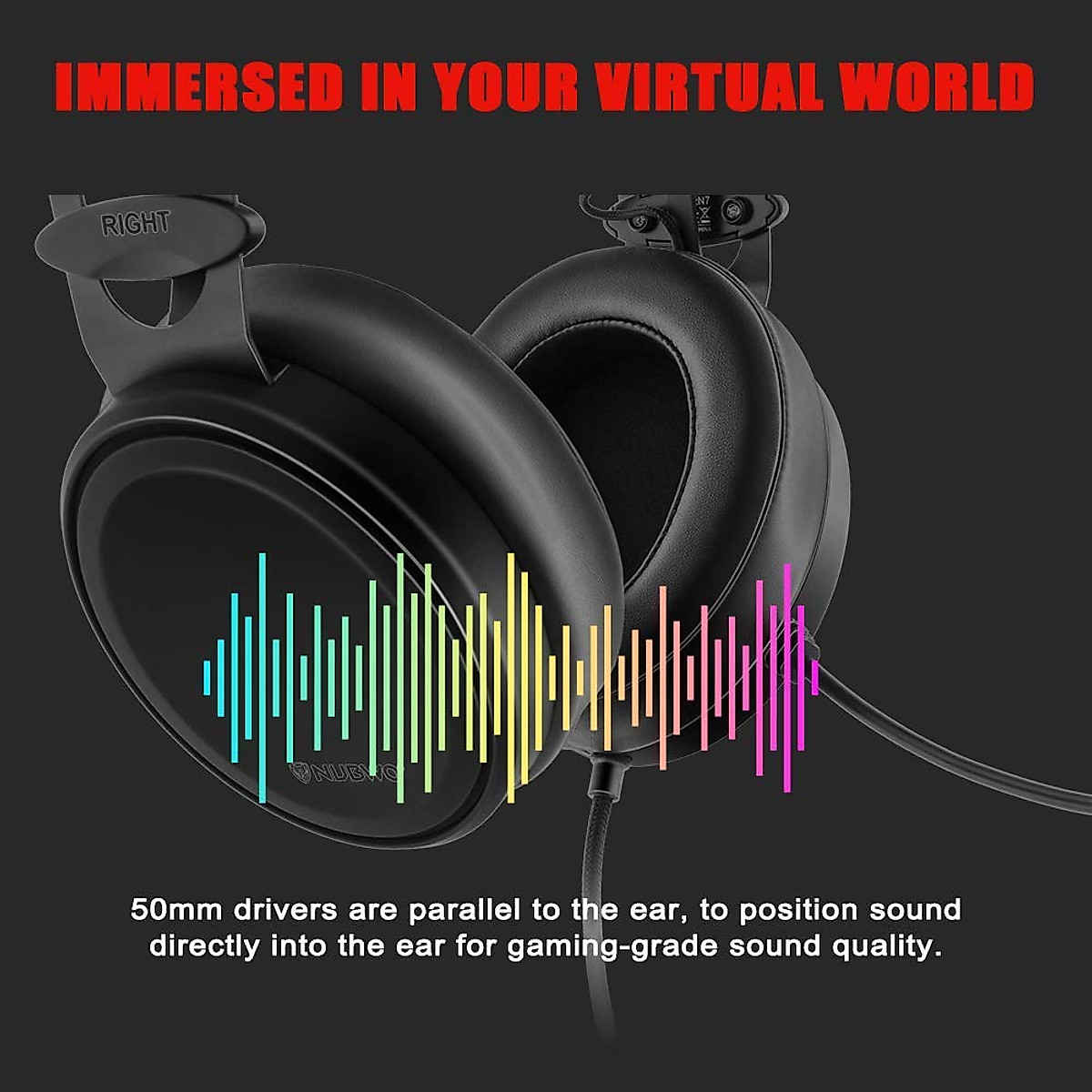 LUPSAN Gaming Headset for Xbox one PS4 Controller, PC Mic Stereo Gamer Headphones with Microphone Computer Nintendo Switch Playstation 4 PRO Xbox 1 x Games