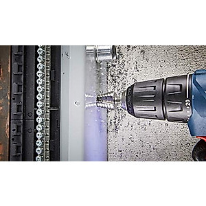 Bosch IMSDC4 1/4 In. to 7/8 In. High-Speed Steel Turbo Impact Step Drill Bit