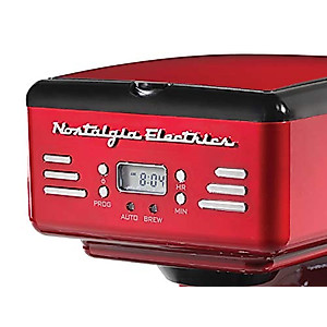 Nostalgia RCOF120 Retro 12-Cup Programmable Coffee Maker
