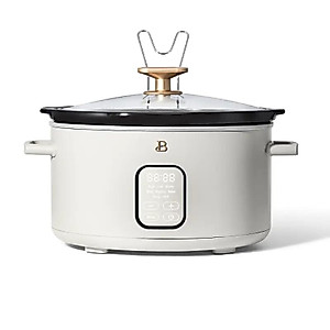 Beautiful 6 Quart Programmable Slow Cooker, Drew Barrymore (White Icing)