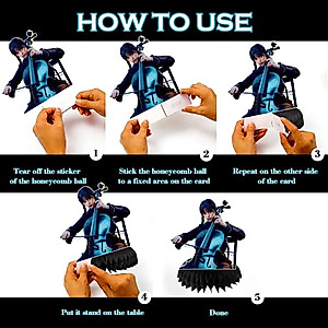 Wednesday TV Show Party Decorations, 8pcs Wednesday TV Show Honeycomb Centerpieces, Wednesday TV Show Table Decorations,3D Double Side Centerpiece for Birthday Party