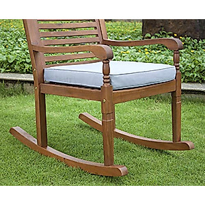 northbeam Nantucket, Natural Colour Stain with Grey Rocking Chair with Cushion
