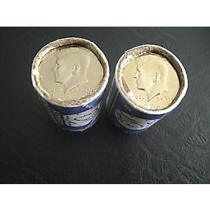 2004 P & D Kennedy Half Dollar Rolls From US Mint 40 Halves Coins