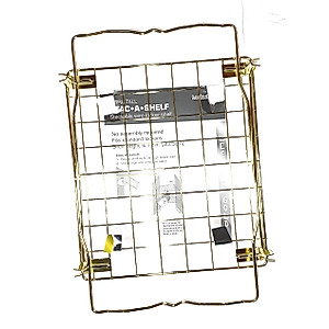 Stac•A•Shelf Extra Tall Electric Gold Stackable Locker Shelf