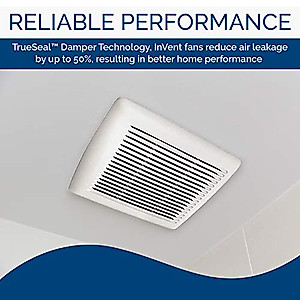 Broan-NuTone AE110 Invent Flex ENERGY STAR Qualified Single-Speed Ventilation Fan, 110 CFM 1.0 Sones, White