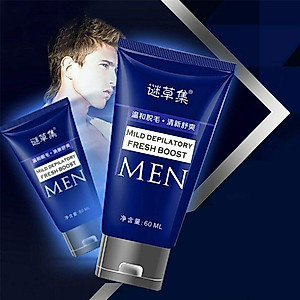 AFGQIANG Permanent Hair Removal Cream Depilatory Paste Beard Moustache Remover Cream