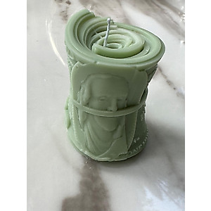 100 Dollar Bill/Money Candle, Natural Soy wax/Beeswax, Decorative Candle, Can be used as a Gift or home décor (No Fragrance)