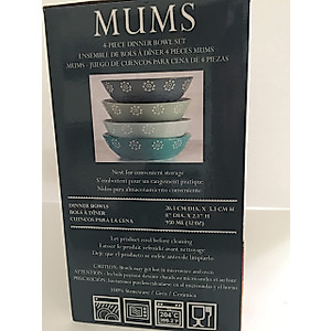 Baum Mums 4-Piece Dinner Bowl Set