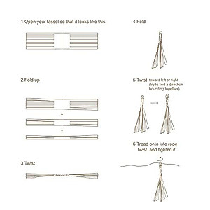 HappyField Teal White Gold Tissue Paper Tassel Garland for Birthday Party, Hen Party, Bridal Shower, Baby Shower, Wedding, Bachelorette, Table Decor Event & Party Decorations, DIY Kits