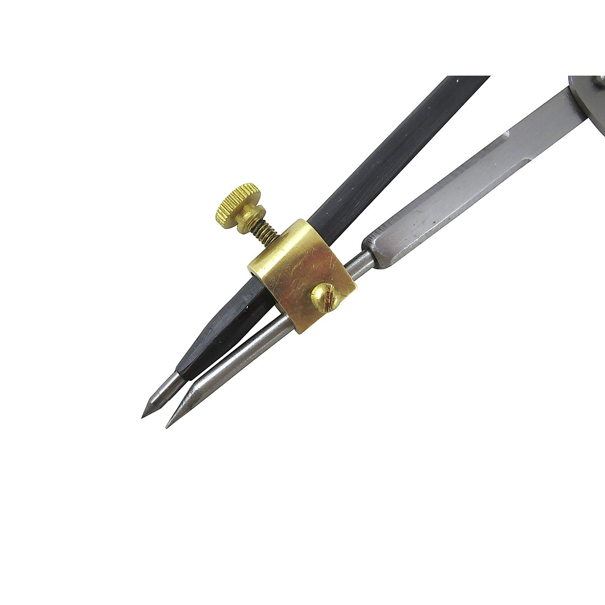 Taytools 469485 6” Firm Joint Dividers, Compass, Pencil Attachment, Carbide Scriber, Locking Mechanism, Hardened Points