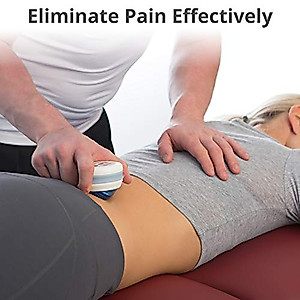 Body Back Manual Massage Roller Ball, Roller Massager, Self Massager, Lacrosse Ball Massager, Back Massage Tool, Self Massage Ball for Sore Muscle & Joint Pain (Blue)