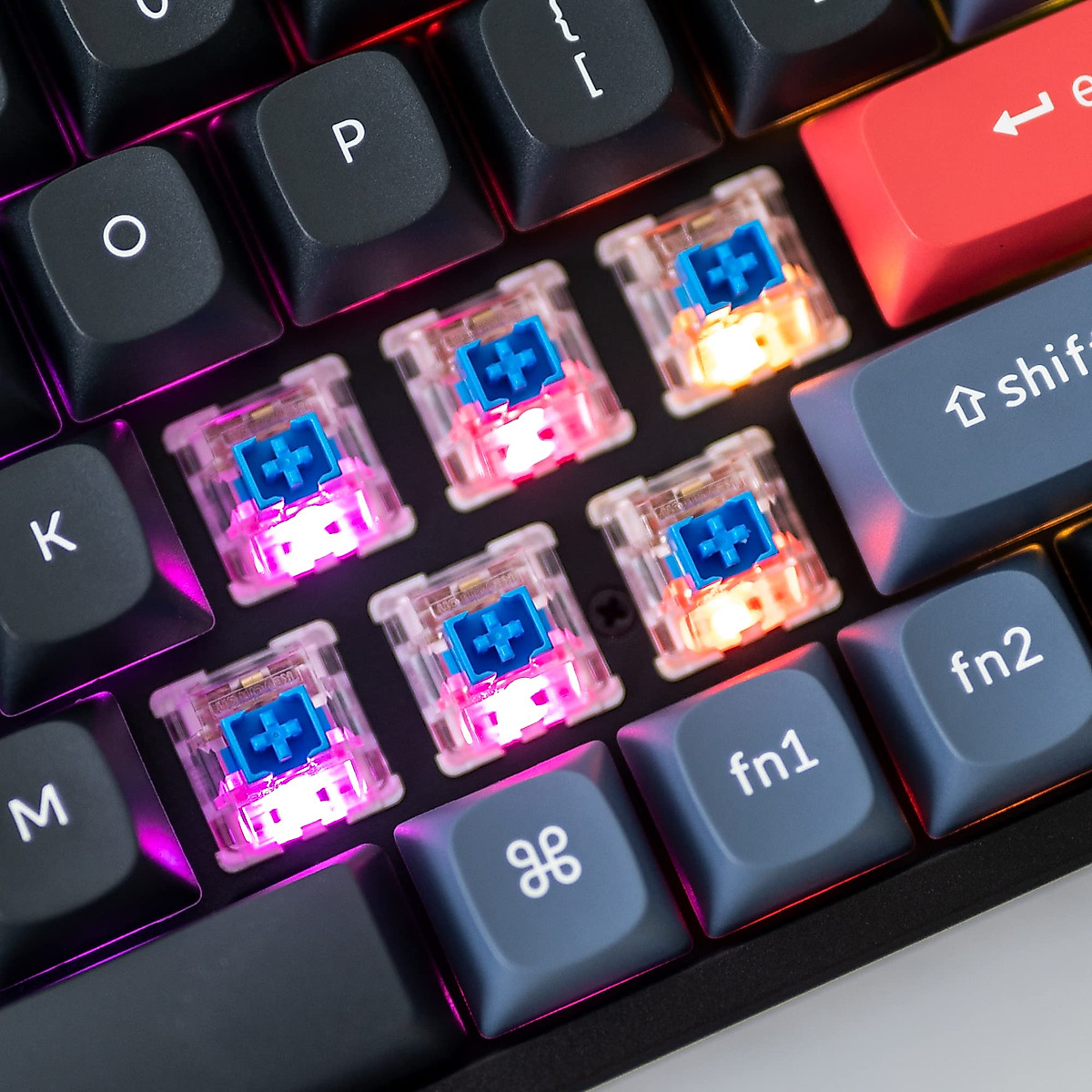 Keychron K6 Pro QMK/VIA Wireless Mechanical Keyboard, Custom Programmable Macro, Hot-Swappable Keychron K Pro Brown Switch, 65% Layout Aluminum Frame RGB Backlit Office Keyboard for Mac Windows Linux