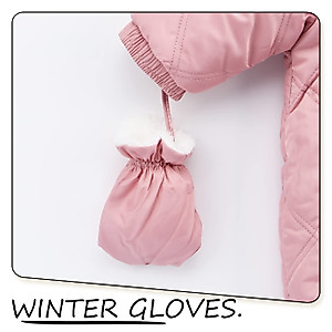 Tumaron Baby Girl Snowsuit Infant Winter Boy Clothes 6-9-12 Months Toddler Warm Jacket